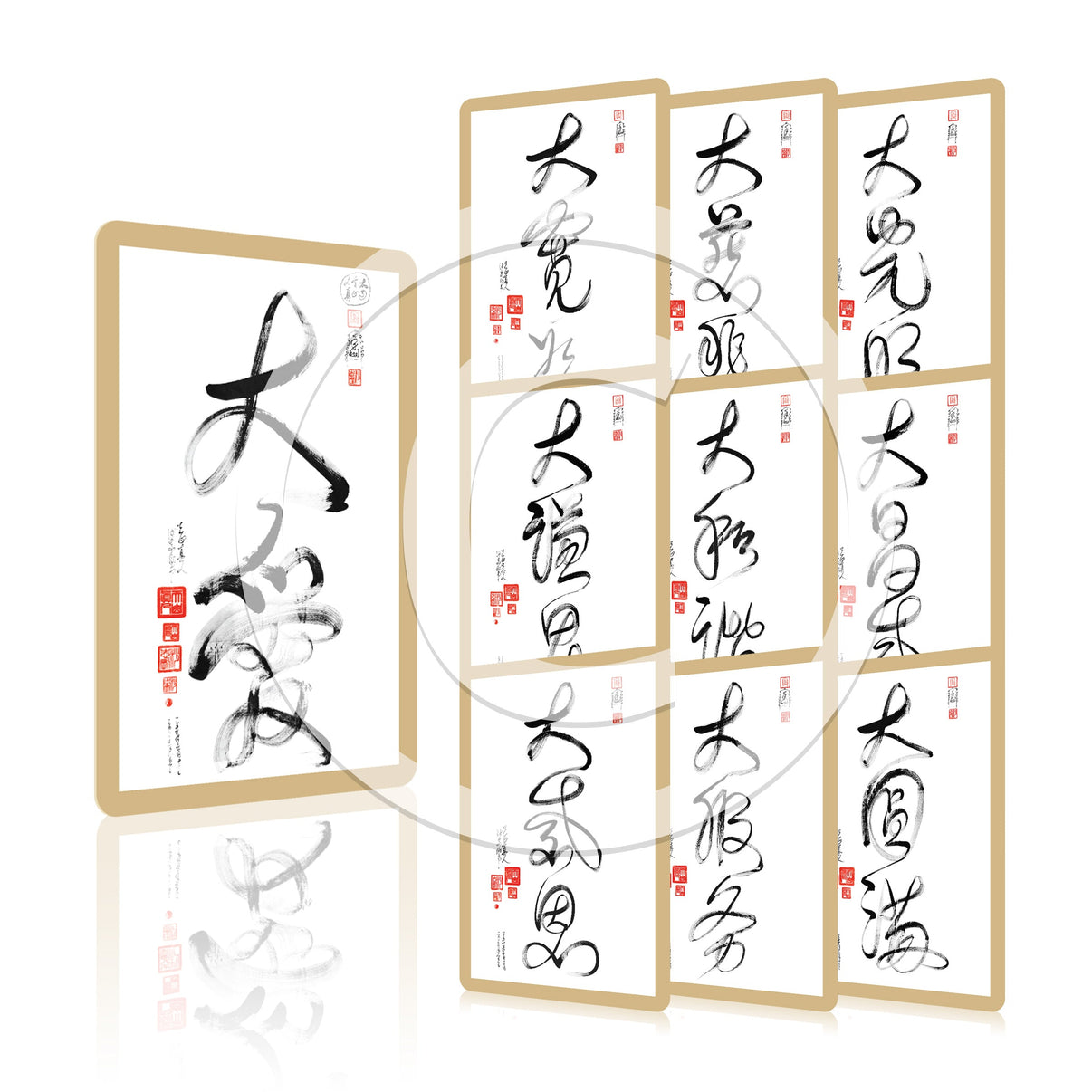 Small 10 Da Calligraphy Cards - Set of 10 – Master Sha USA